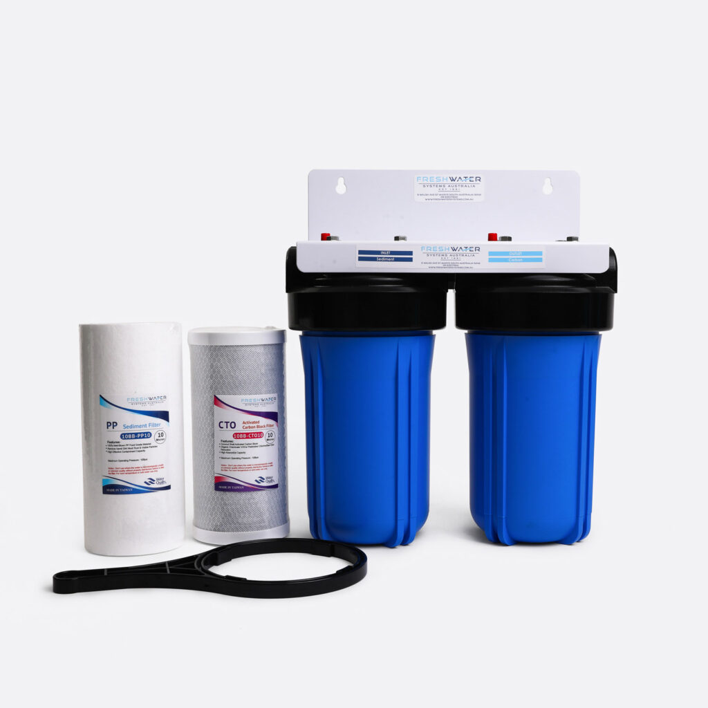10″ 4.5″ Twin Filter System | Freshwater Systems Australia