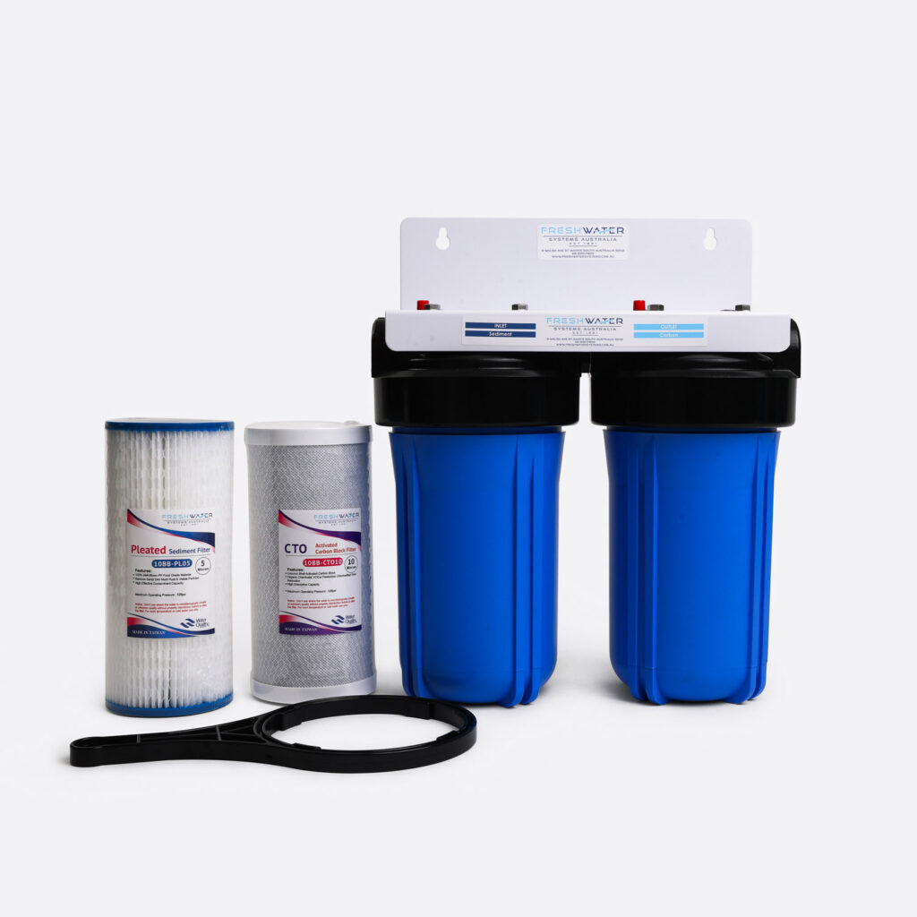 10″ 4.5″ Twin Filter System | Freshwater Systems Australia