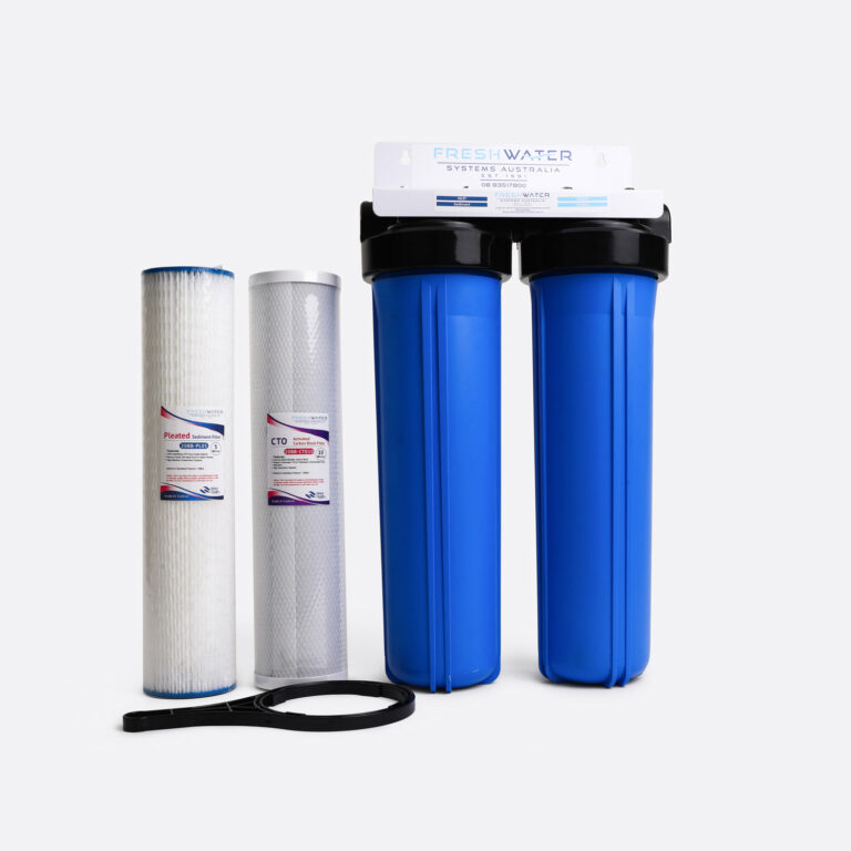 20″ 4.5″ Twin Filter System | Freshwater Systems Australia