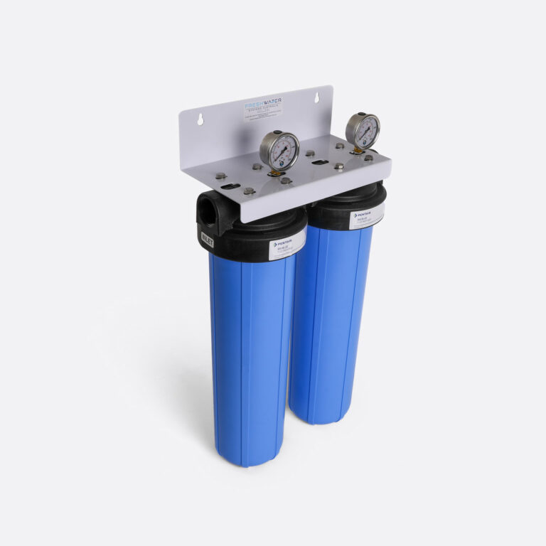 Twin Bag Filter System – 20″ x 4.5″ | Freshwater Systems Australia