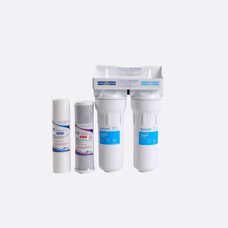 10″ 2.5″ Twin Filter System | Freshwater Systems Australia